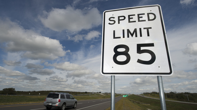 Here's where you can find the fastest speed limit sign in America