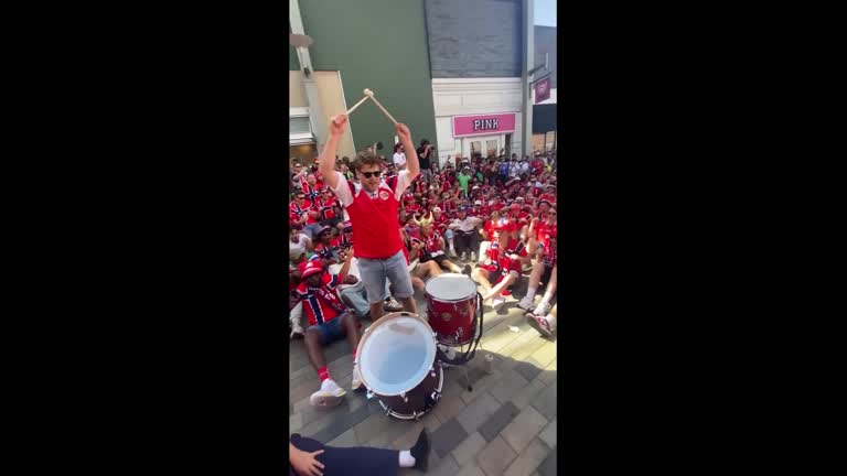 Norway fans take Viking row to the streets as side defeats Iraq at ...