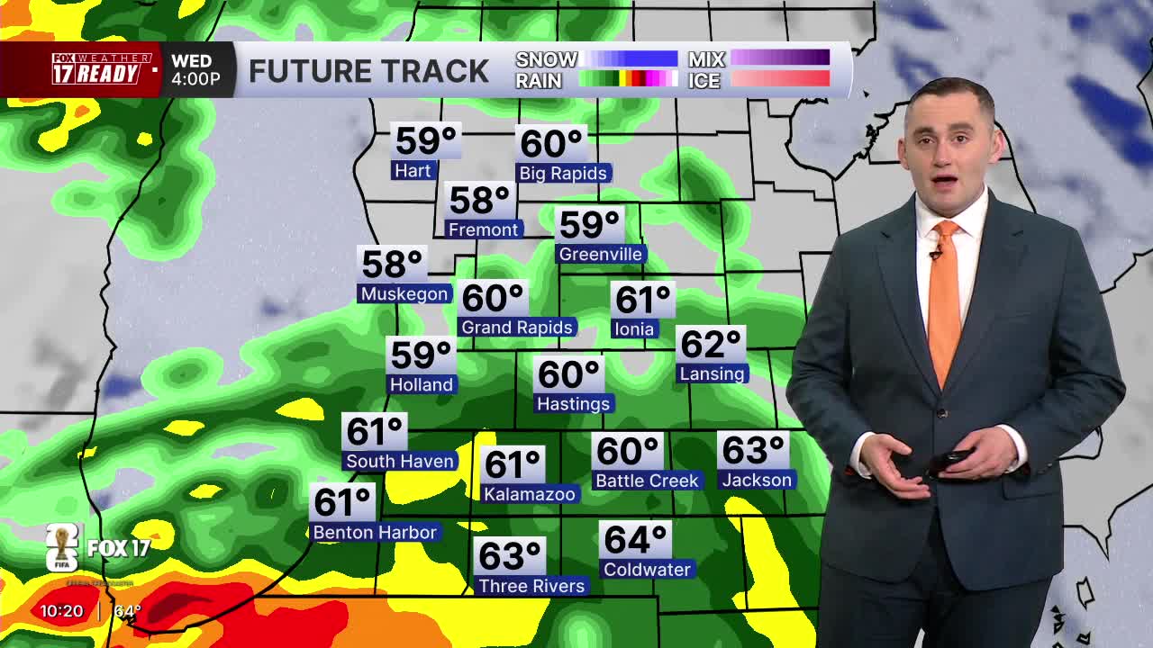 Tonight's forecast: More storms possible Wednesday