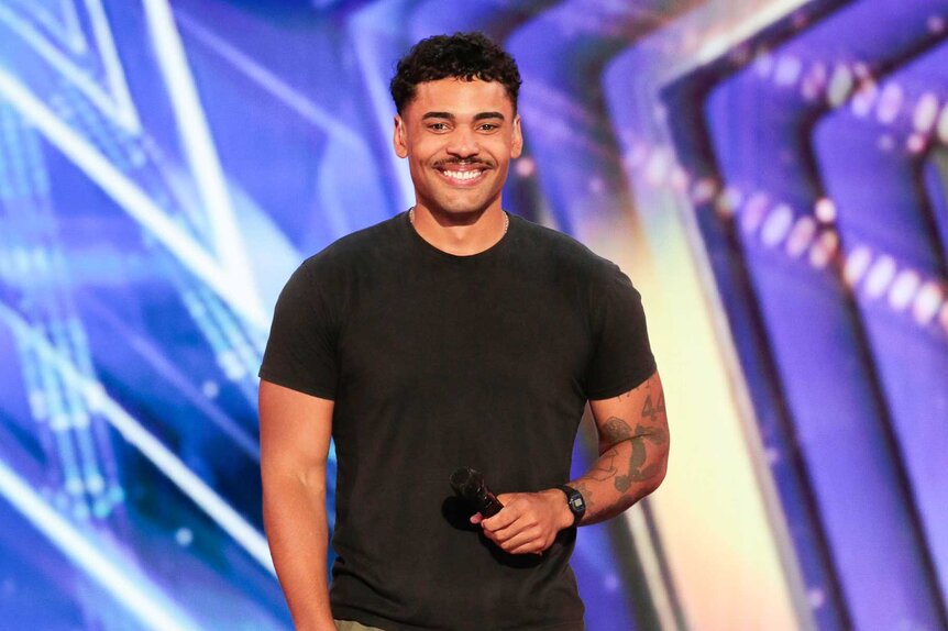 Watch: Golden buzzer, Sgt. Isaac Atkins, took leave from the Army to ...