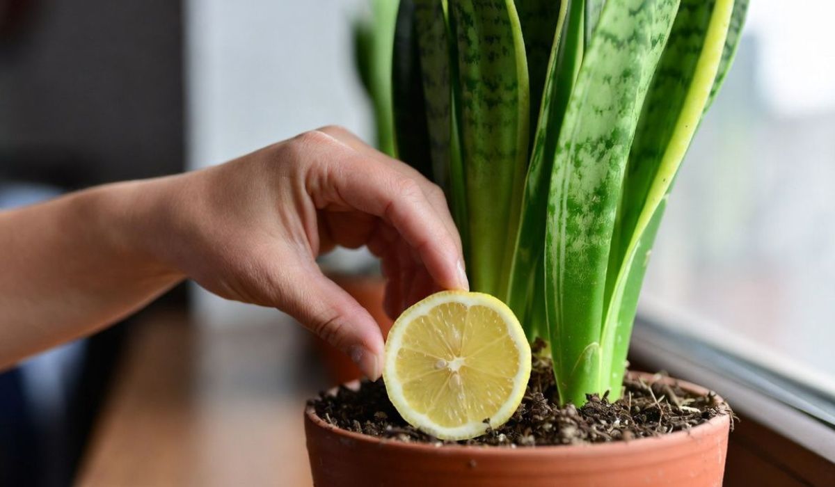 Para qué sirve poner una rodaja de limón en la maceta de tu sansevieria ...