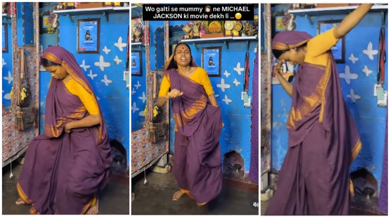 Bihar woman nails Michael Jackson’s iconic moves in saree; netizens ...
