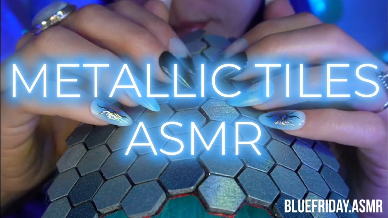Oddly satisfying metal tile ASMR