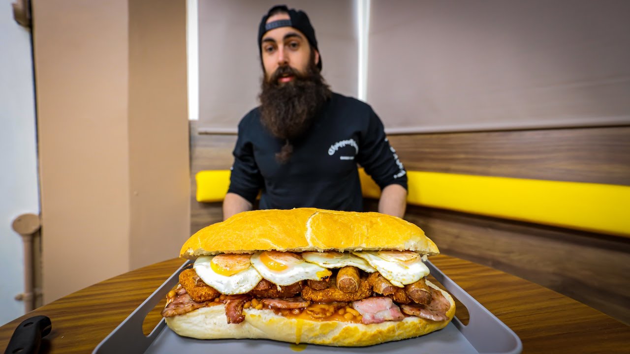 The mega nosh loaf of breakfast challenge | The chronicles of beard ep ...