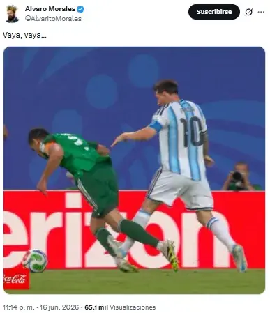 Reclamo viral en México: pidieron tarjeta roja para Messi por una falta ...