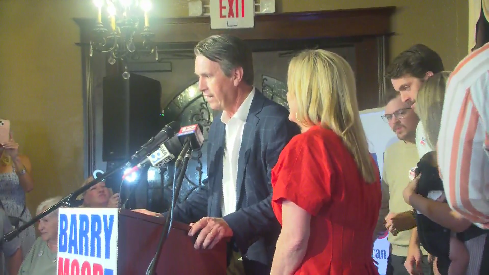 Watch here: Moore speaks at watch party