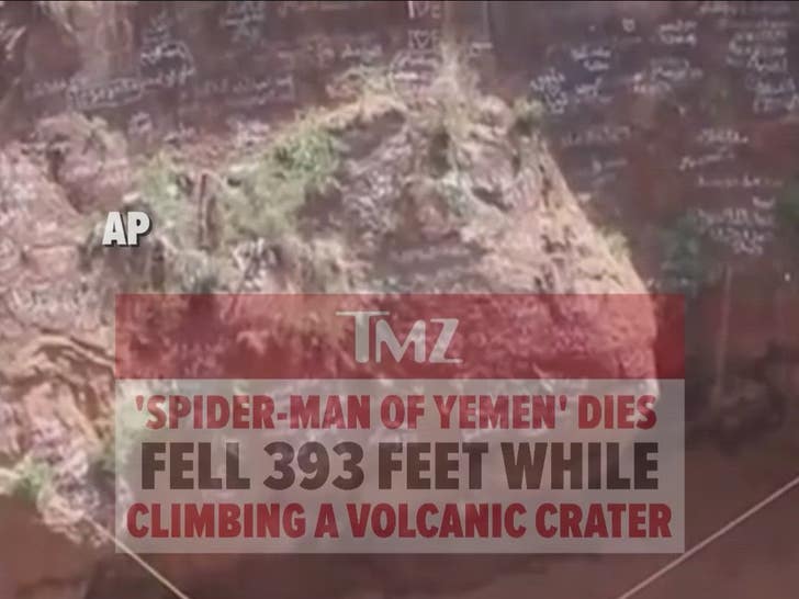 Man dies after 393-foot fall into volcanic crater