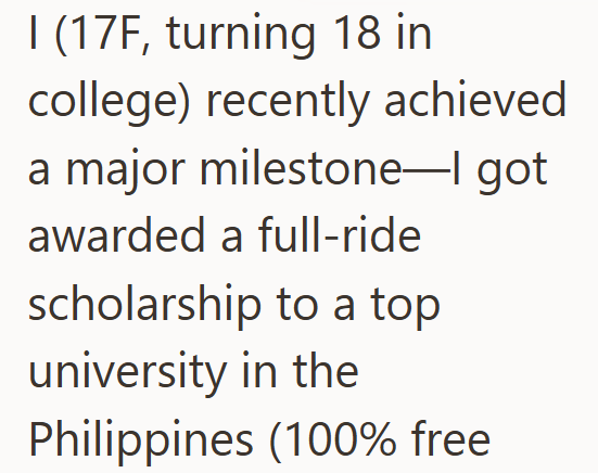 Mom pressures 17-year-old daughter to give her college scholarship ...