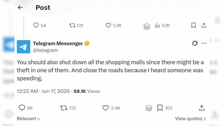 Telegram hits back at India ban: 'Shut malls over one theft, close ...