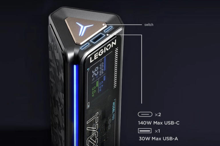 Lenovo launches Legion PB9 170W power bank with unique triangular ...