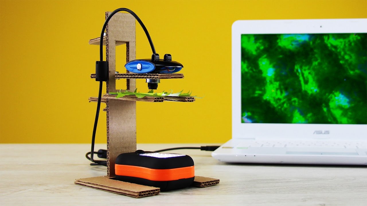 How to make a digital microscope at home