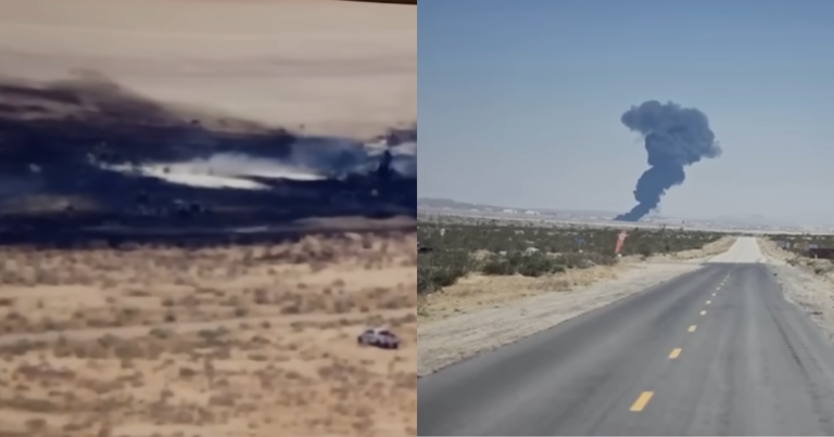 Fake images and videos of B-52 crash at Edwards Air Force Base have ...