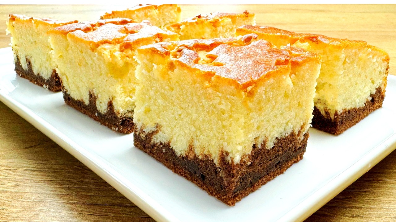 Chocolate vanilla marble cake soft and delicious quick recipe