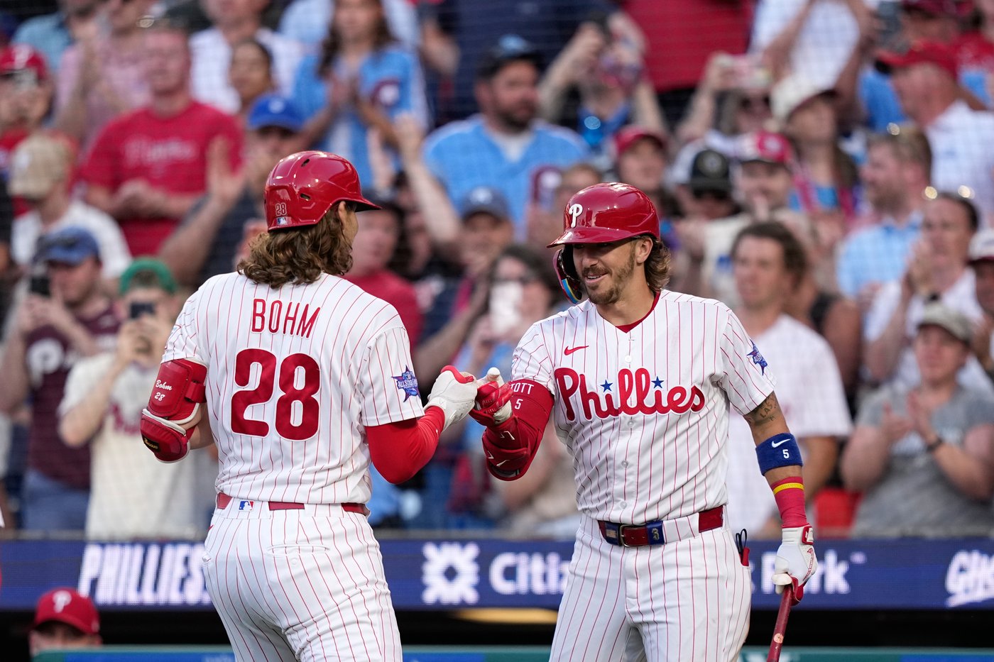 Marsh, Bohm and Schwarber homer as Phillies beat Marlins 8-2 behind Luzardo