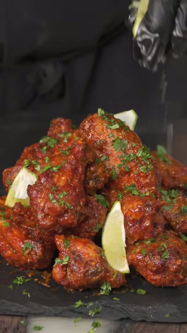 How to make perfectly spicy chipotle lime wings #shorts