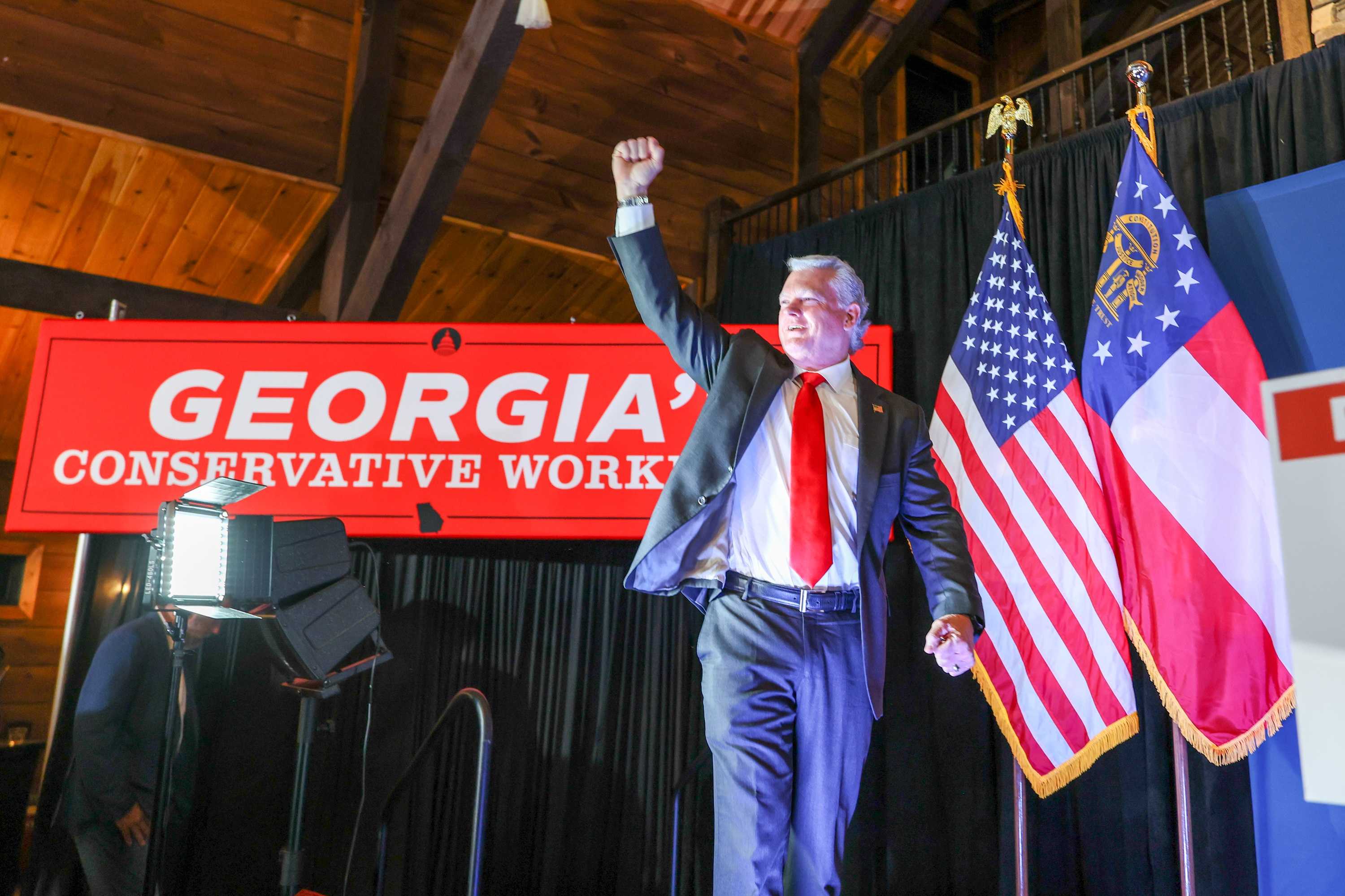 Rep. Mike Collins wins Georgia’s GOP Senate nomination and will face ...