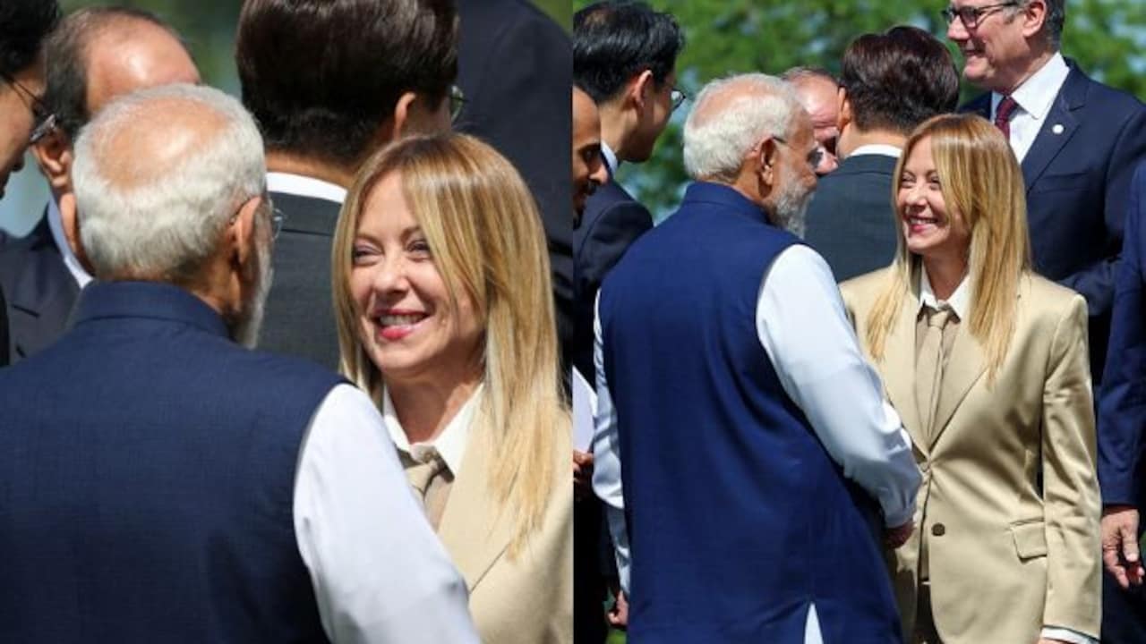 We're most famous couple: Giorgia Meloni to PM Modi at G7 summit. Watch