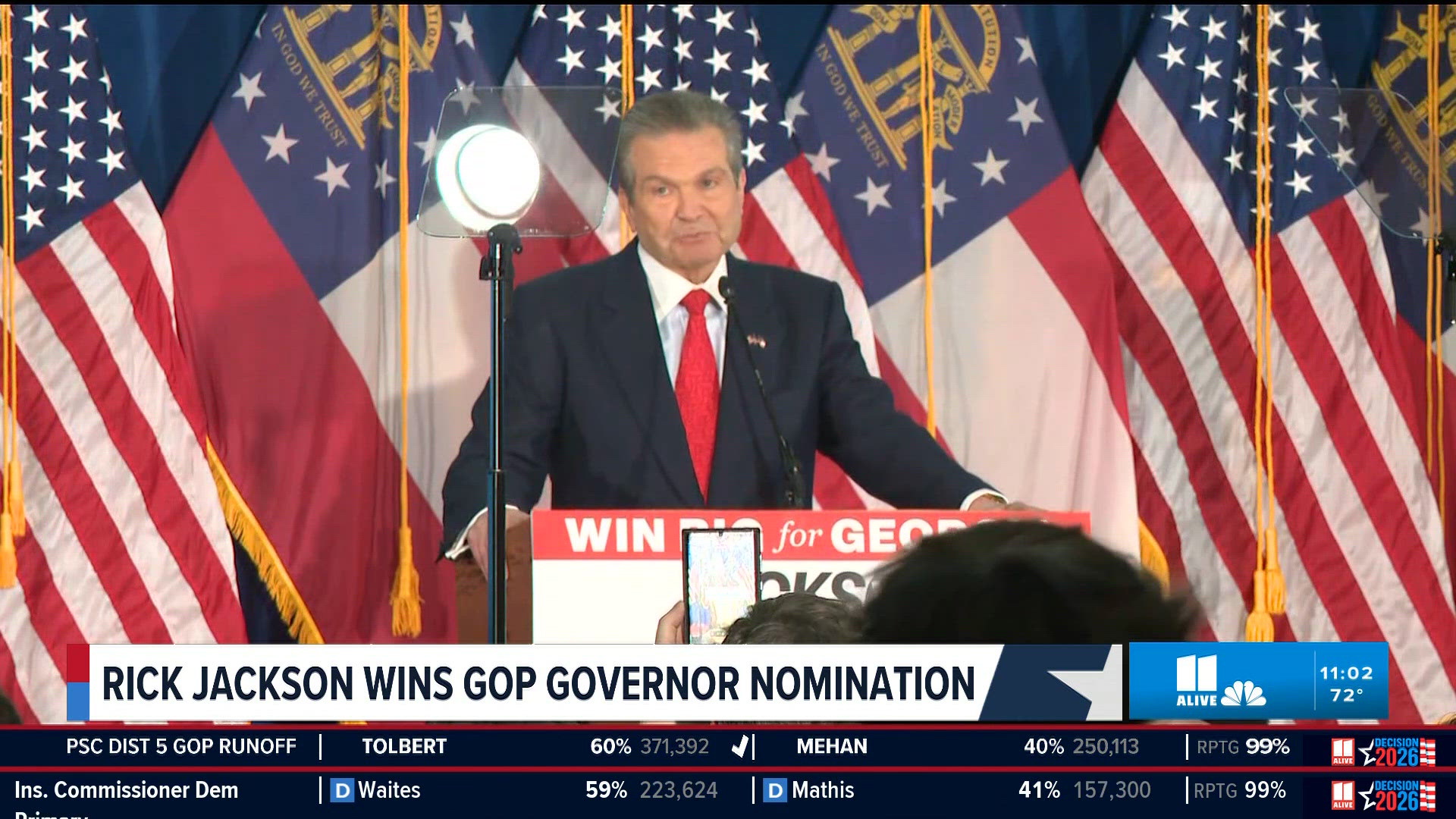 Rick Jackson wins Georgia Republican nomination for governor over Burt ...