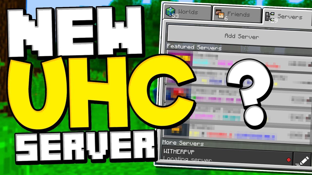 New UHC server! (MCPE)