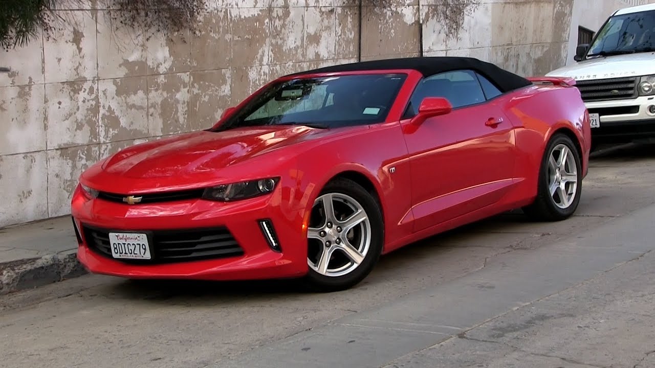 2018 Chevrolet Camaro 2.0 turbo convertible (275 HP) test drive