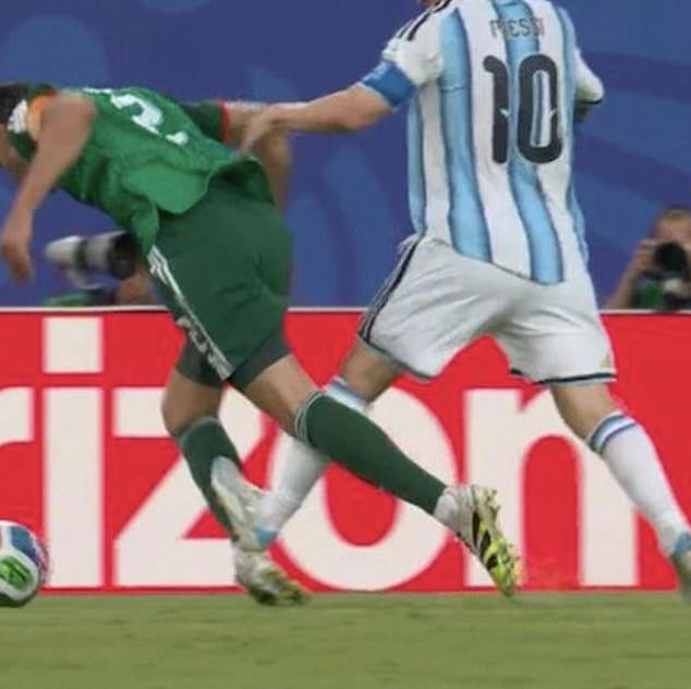 World Cup fans claim tournament is rigged as Lionel Messi avoids red ...
