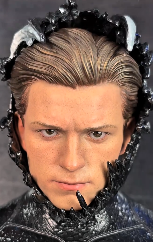 ASMR cleaning of Spider-Man symbiote suit