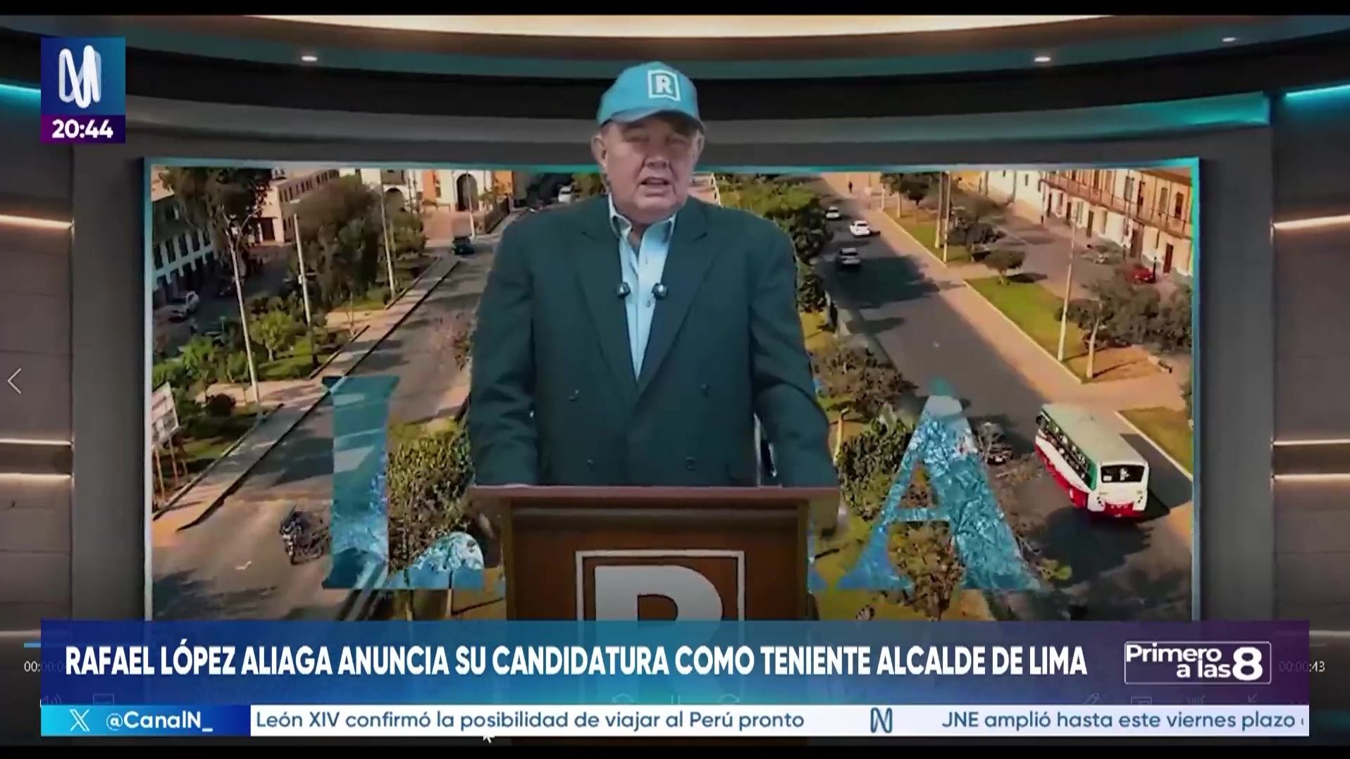 Rafael López Aliaga anuncia su candidatura como teniente alcalde