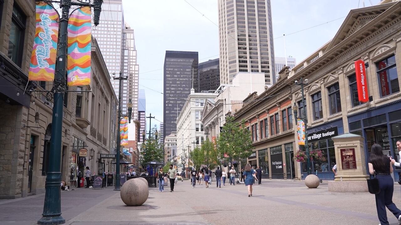 Stephen Avenue revitalization wrapping up ahead of Calgary Stampede
