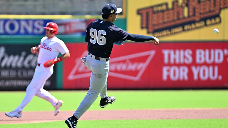 Yankees' top prospect George Lombard Jr. removed from Triple-A game ...