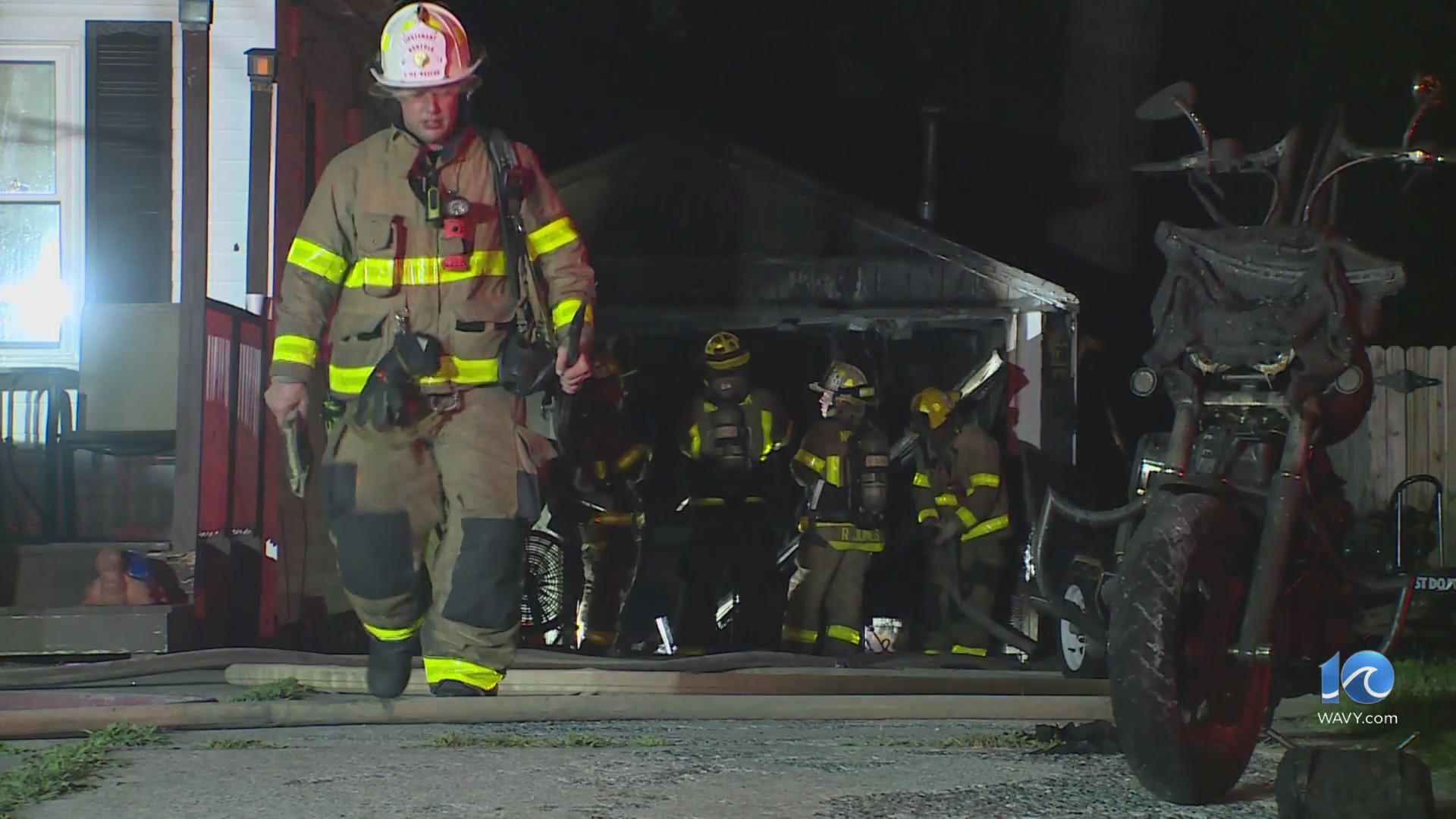 Garage fire investigation