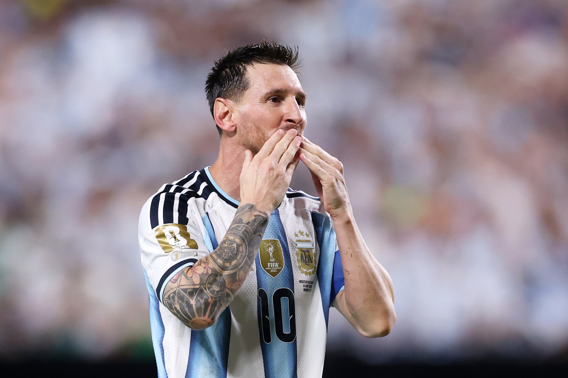 Lionel Messi reveals why he was crying after Argentina goal: 'Nothing ...