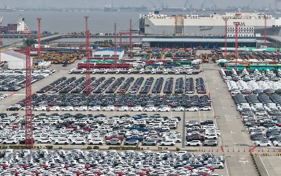 China's NEV exports hit record as domestic sales ease