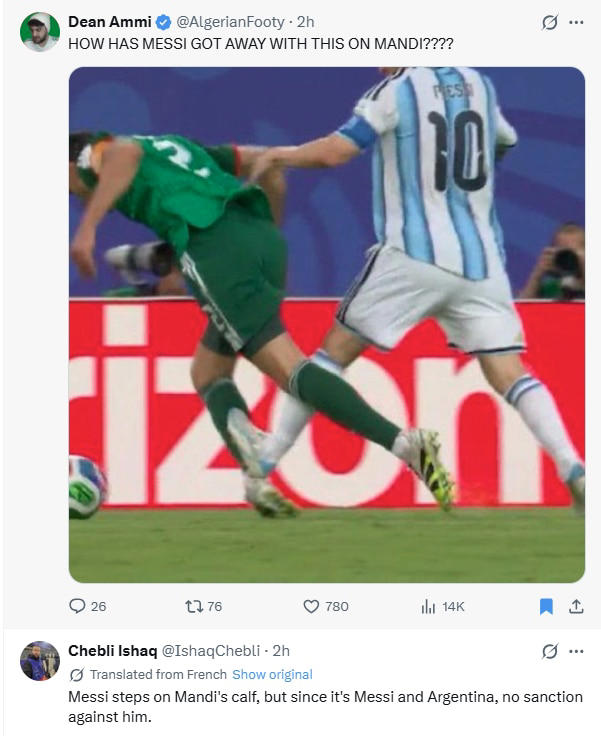 FIFA World Cup 2026: Should Lionel Messi have seen red vs Algeria? Fans ...