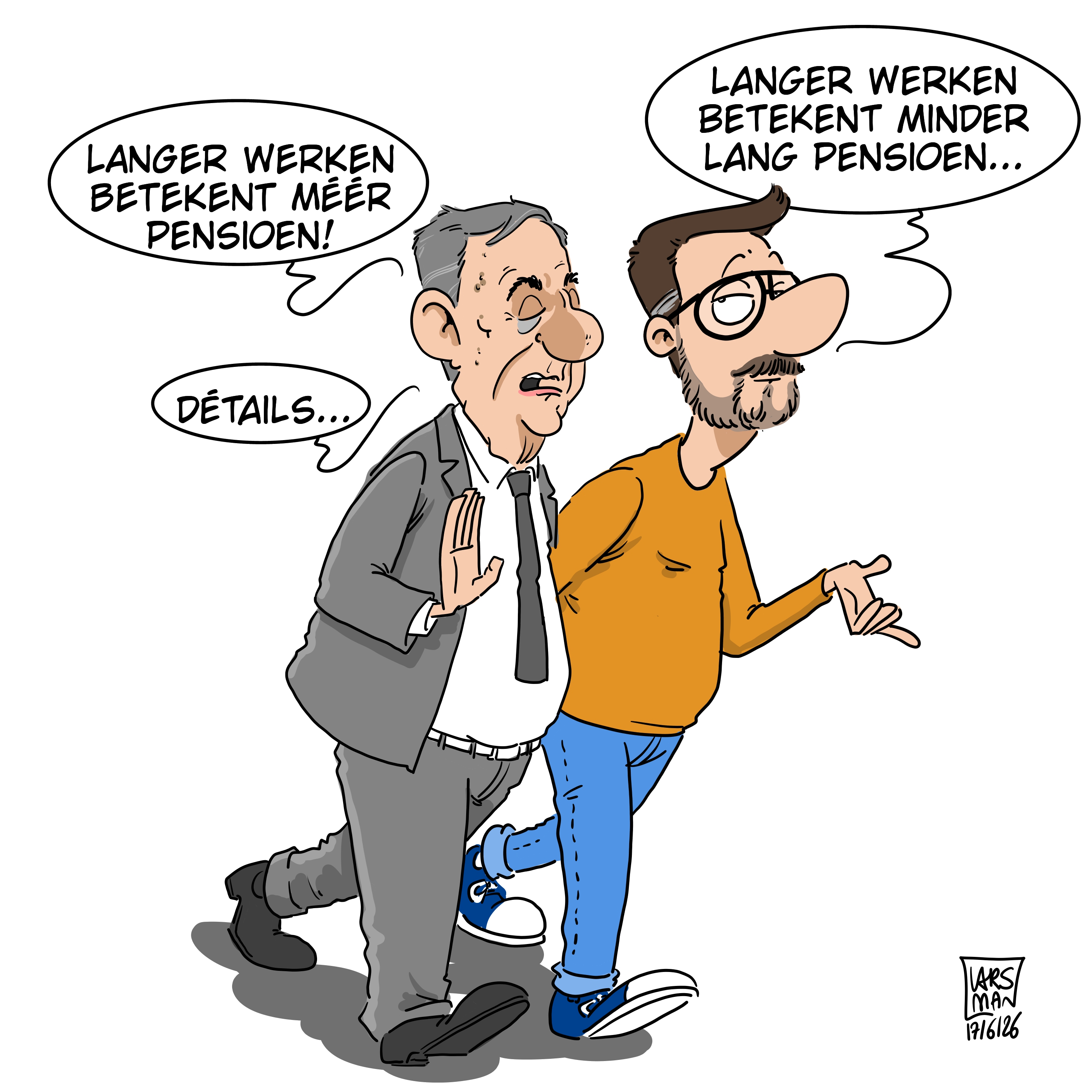 Jambons pensioenplannen zijn wereldvreemd