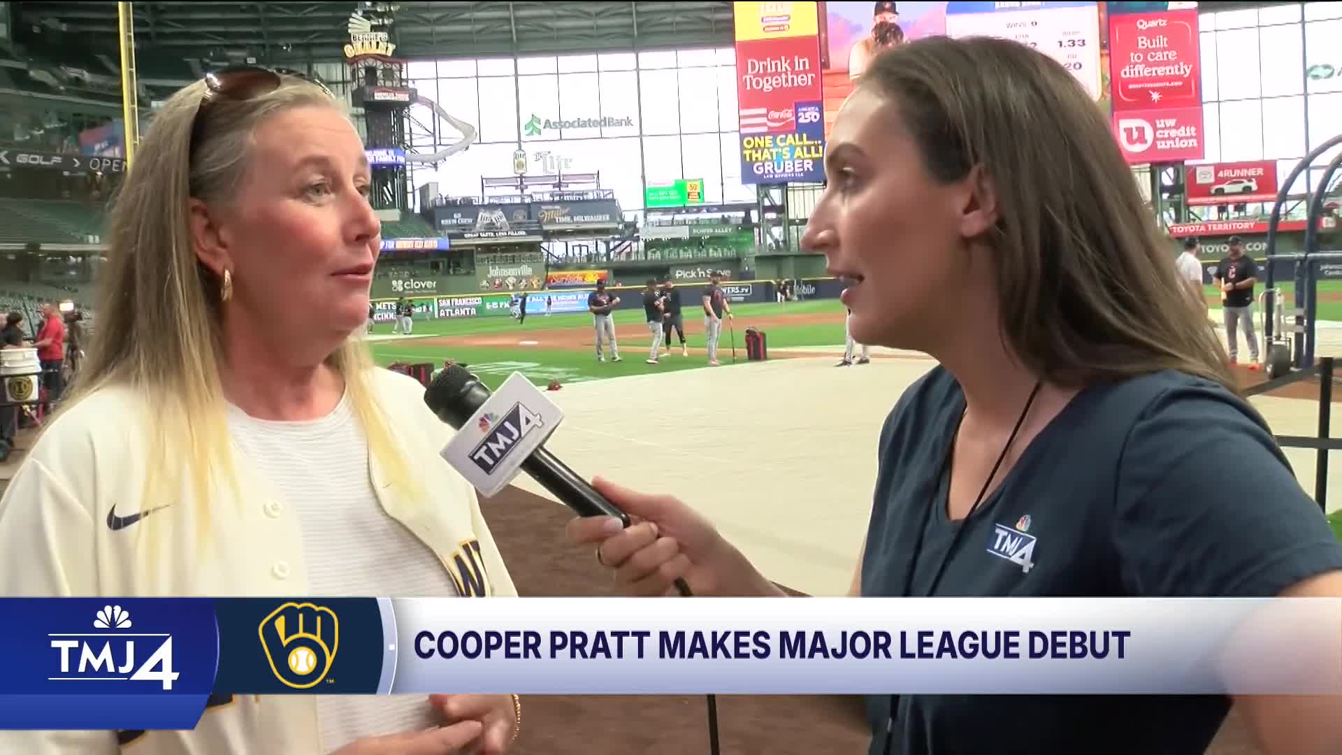 Cooper Pratt makes major league debut