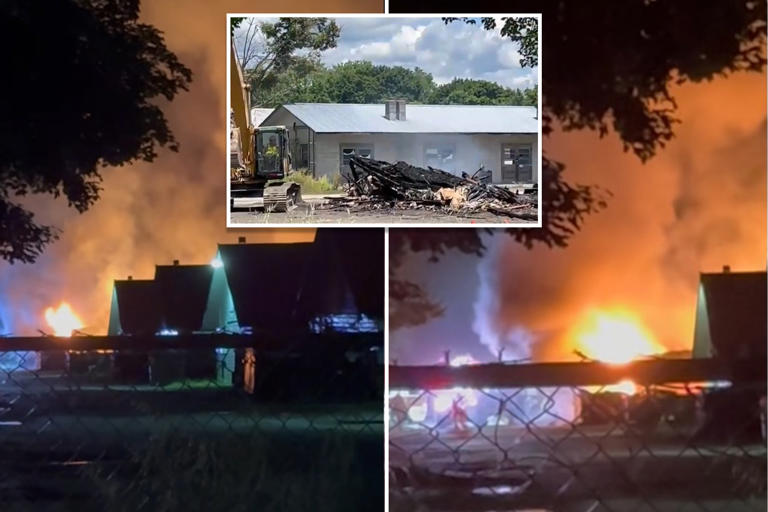 Massive barn blaze kills 17 horses in famous upstate NY racing town ...