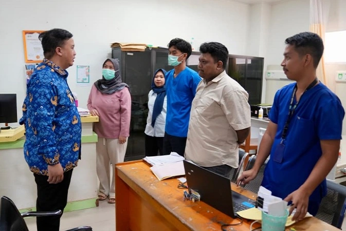 Bupati Lamandau tinjau kesiapan RSUD Gusti Abdul Ghani untuk persiapan ...
