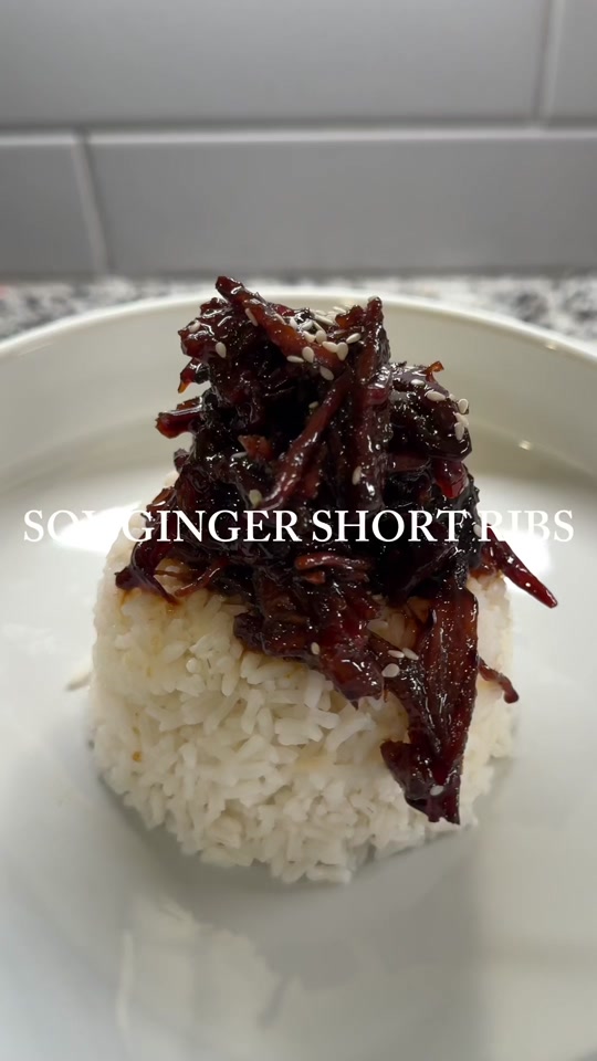 Soy ginger short ribs recipe