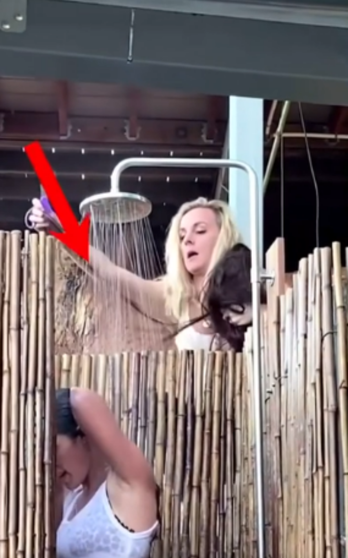 Shampoo prank with unexpected reaction