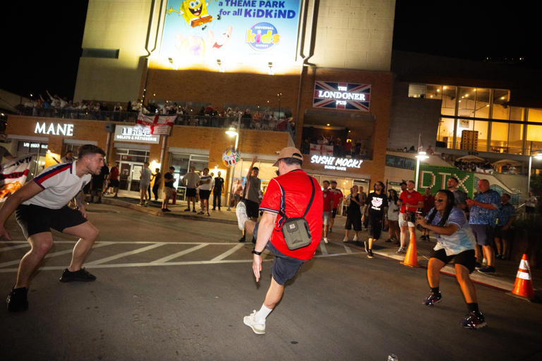 England fans defy police pleas in Dallas after drinking 5,000 beers