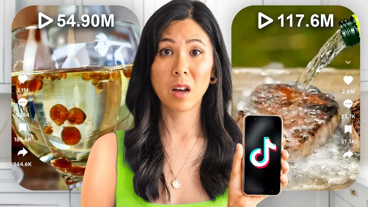 Testing TikTok's most-viewed food hacks — most of them are lies