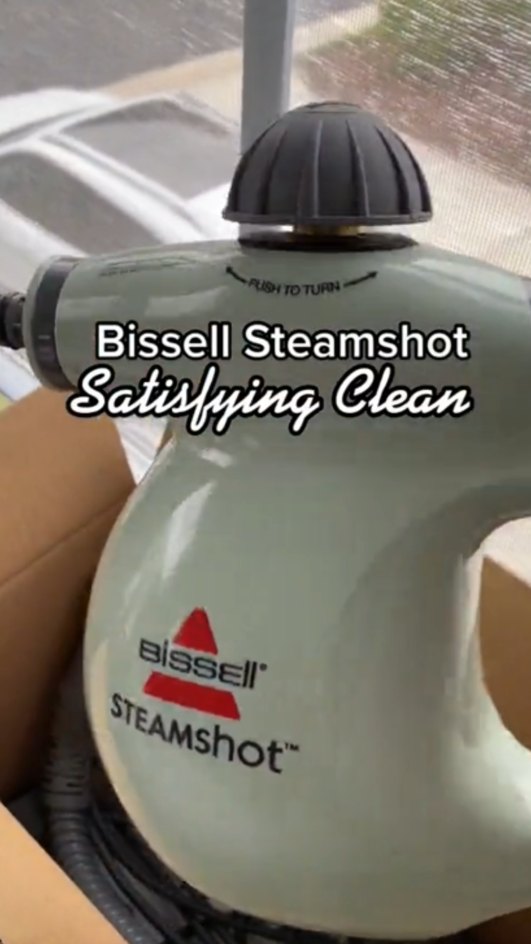 Satisfying floor cleaning with Bissell Steam Shot results