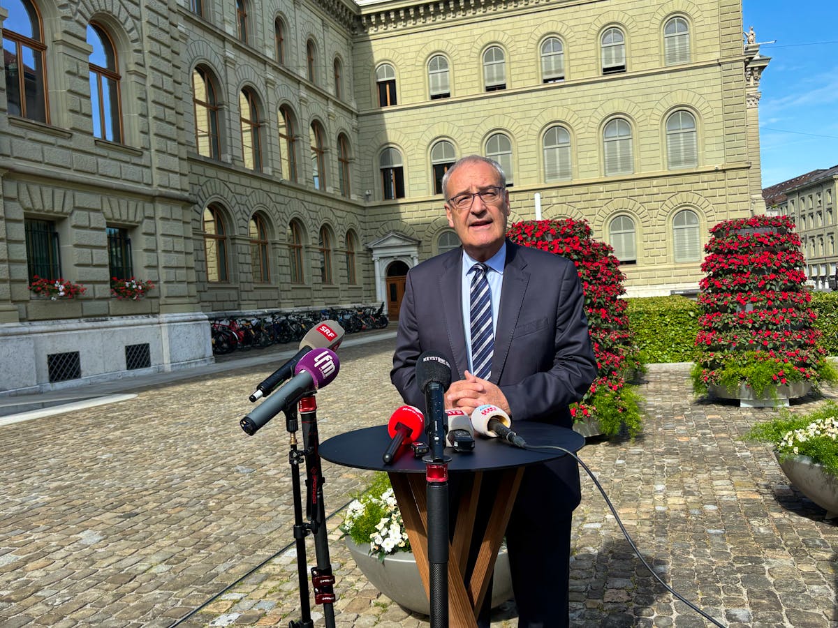 Guy Parmelin se félicite du bon déroulement du G7 pour la Suisse