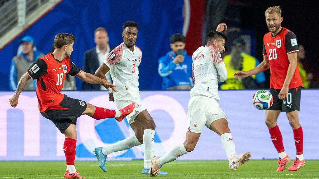 Austria beat Jordan for first World Cup win since 1990
