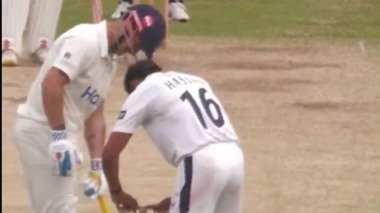 Watch: Hasan Ali's superstition sparks hilarious bail-switching battle ...