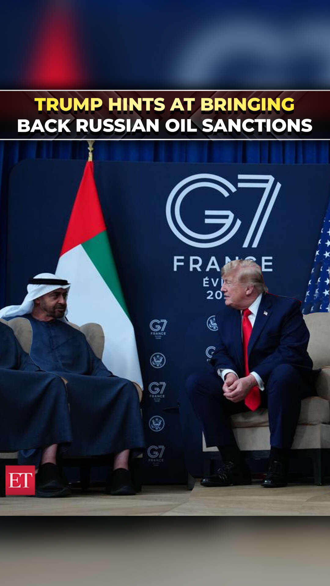 Trump signals possible return of sanctions on Russian oil after Iran ...