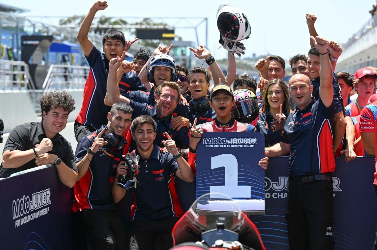 Epik! Kiandra Ramadhipa sabet podium tertinggi di Moto3 Estoril, ukir ...