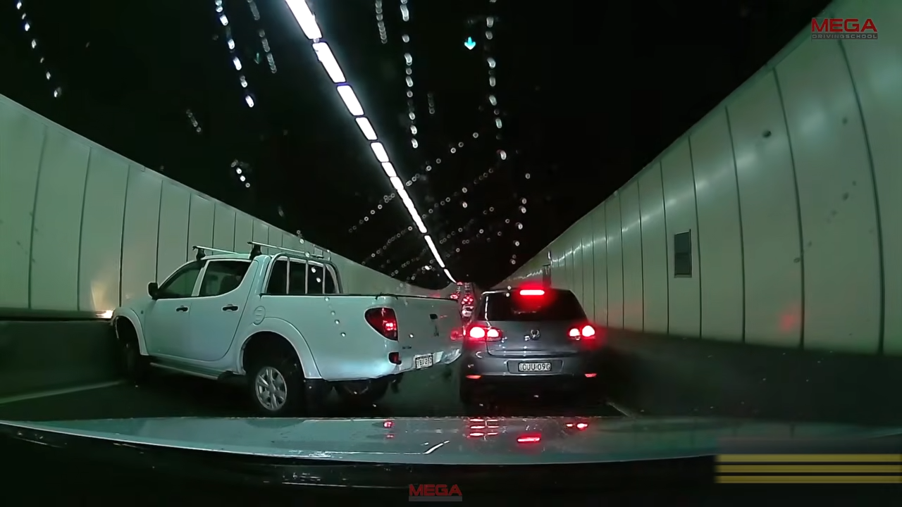 She took one look, turned left, and chose the worst possible moment