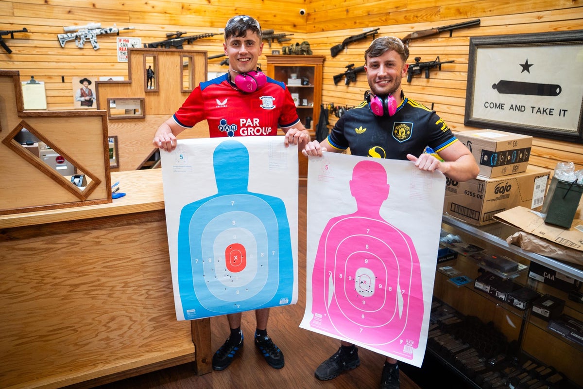 British World Cup fans embrace US culture – by flocking to gun range