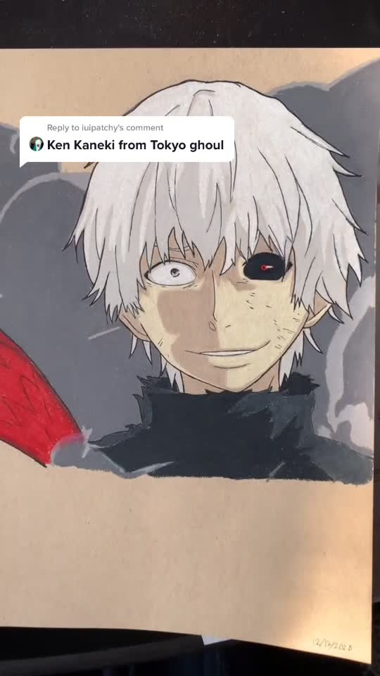 Epic Anime Art Moment Stunning Kaneki Illustration Reveal